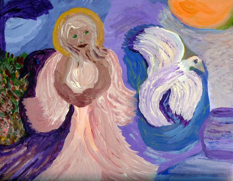 Spiritual fantacy Painting by Beverly Peters | Saatchi Art