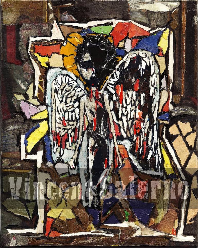 Heaven Tonight Original Art On Wood Collage by Vincent Salerno ...