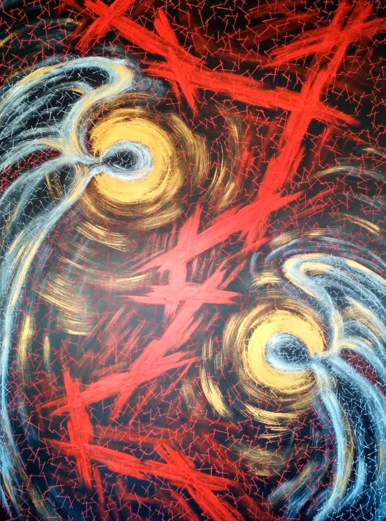 War Is For The Weak Painting by Yelena Dovjique | Saatchi Art