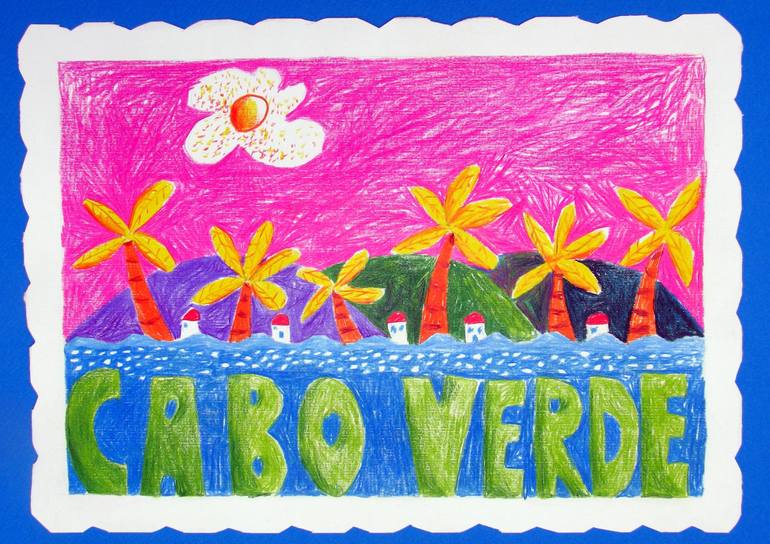 cabo verde Drawing by Leo Barkarola | Saatchi Art
