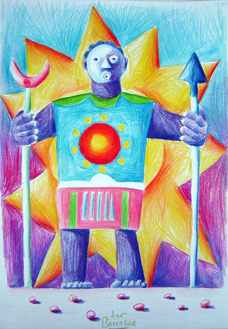 tumbele Drawing by Leo Barkarola | Saatchi Art