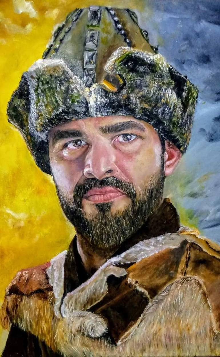 Ertugul Ghazi Painting by Raashida Bhanbhro | Saatchi Art
