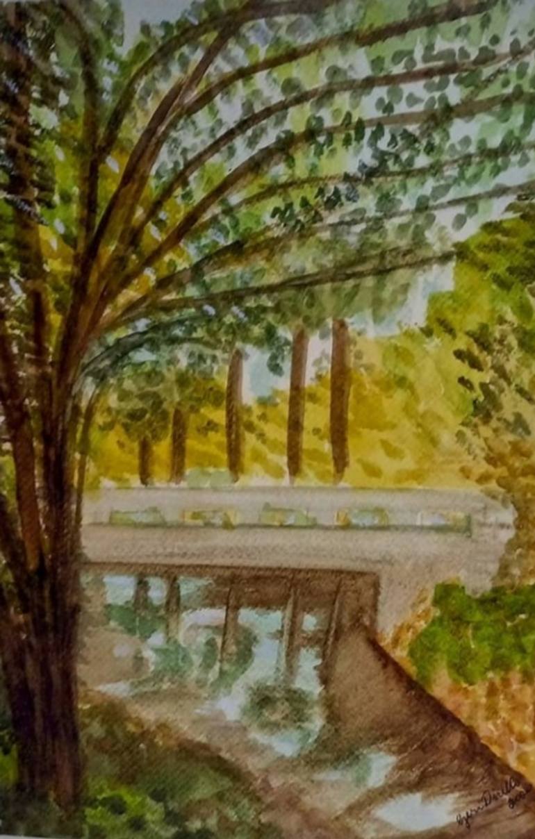 Lucano Italy Park. Painting by Gerardina Dicillo | Saatchi Art