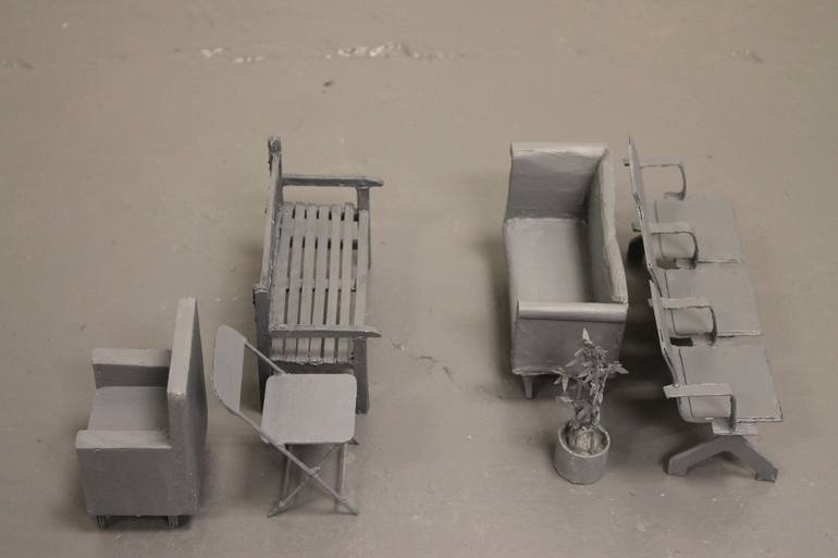 Waiting Rooms (detail) Sculpture by Sarah Padgett | Saatchi Art