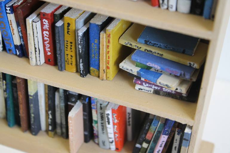 Bookcase (detail) Sculpture by Sarah Padgett | Saatchi Art