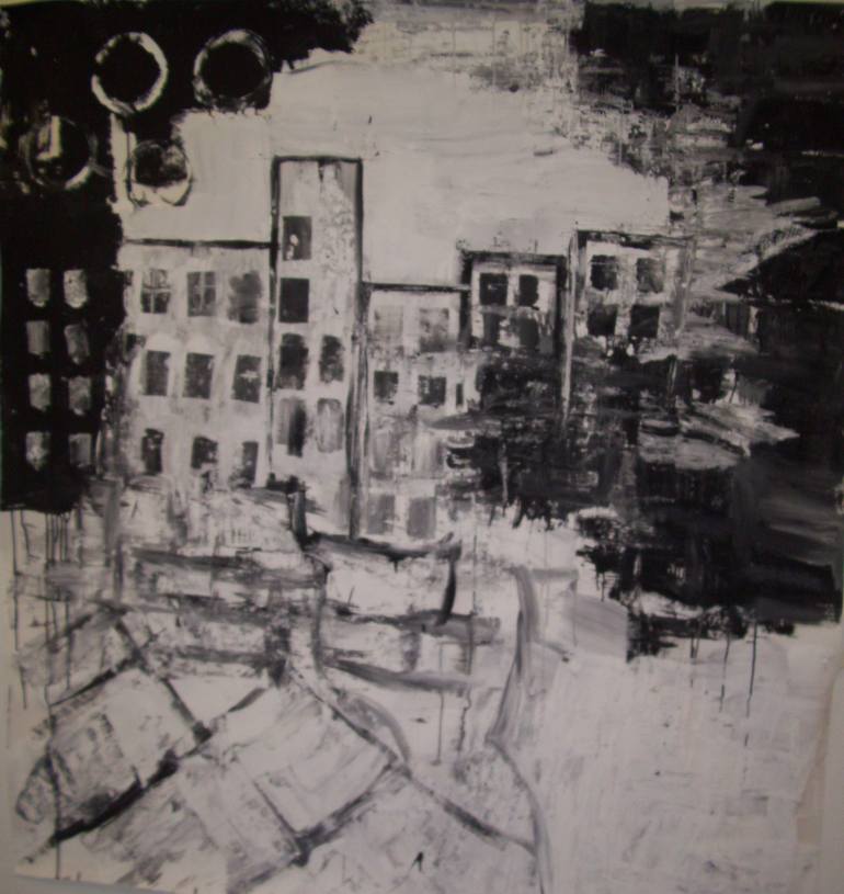 Urban Environment 2 Painting by Sarah Padgett | Saatchi Art