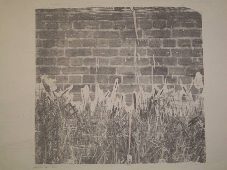 Wall Flower Painting by Sarah Padgett | Saatchi Art