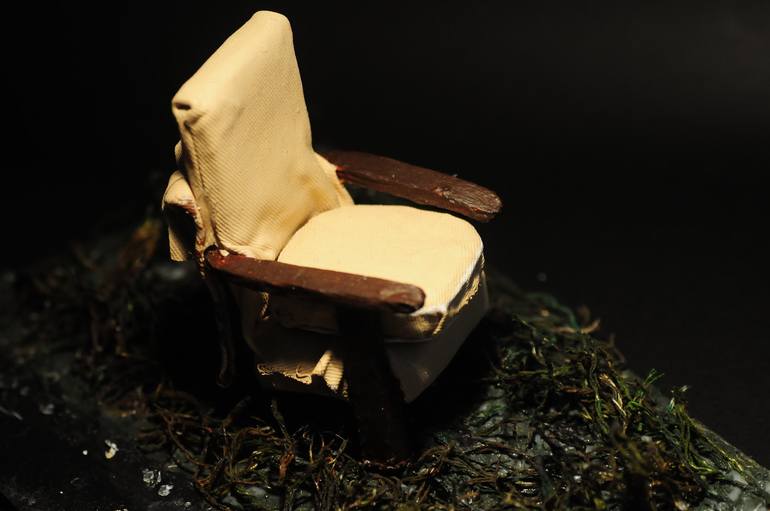Chair (Front) Collage by Sarah Padgett | Saatchi Art