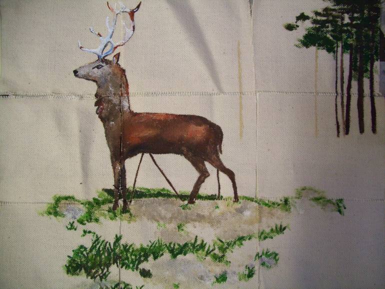 Deer Painting by Sarah Padgett | Saatchi Art