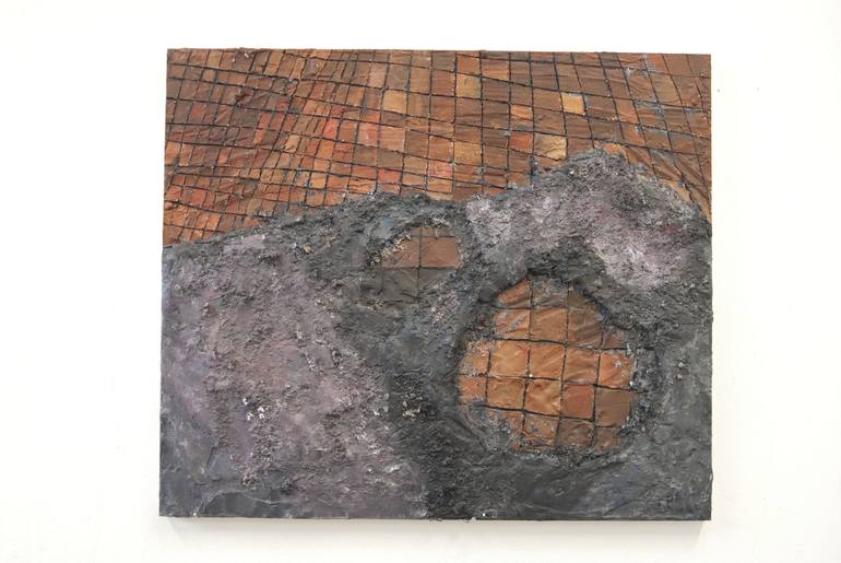 Courtyard Collage by Sarah Padgett | Saatchi Art