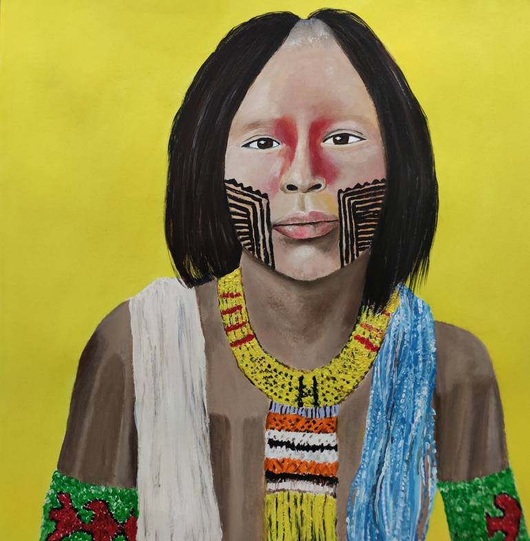 Amazonia Viva Painting by Otiniel Lins | Saatchi Art