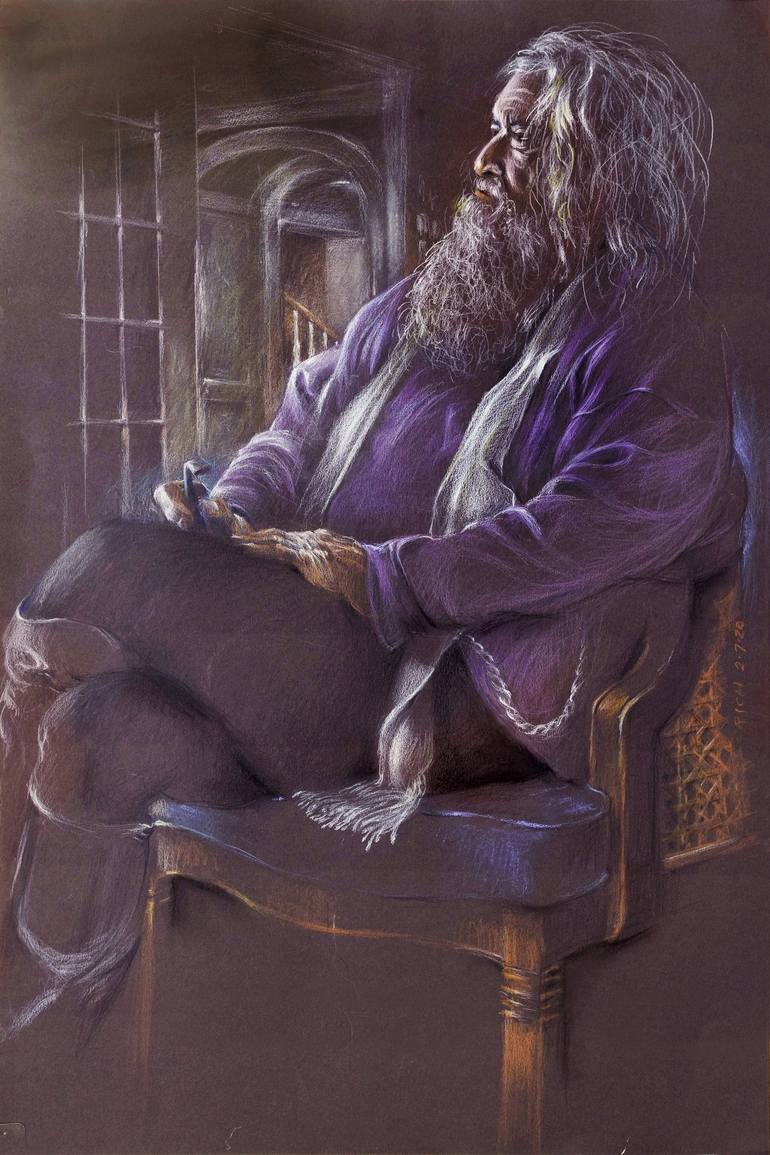 L'esprit de l'escalier Drawing by Peter Millward | Saatchi Art