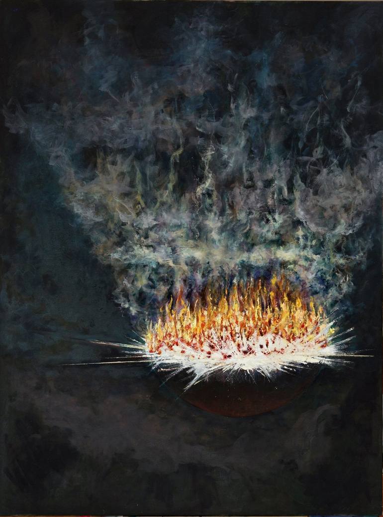 Crucible Painting by Paul Taylor | Saatchi Art