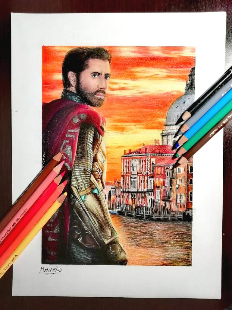 Mysterio Drawing by Diego Manzano | Saatchi Art