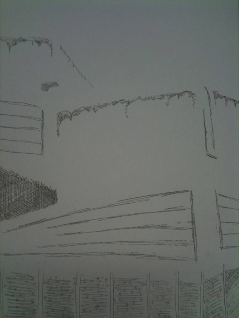 Southbank Centre Painting by wayne cullum | Saatchi Art