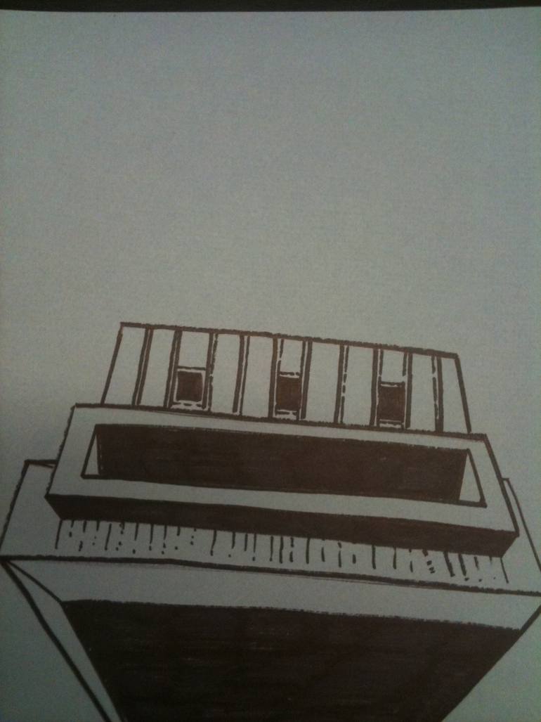 Southbank Centre ?image Drawing by wayne cullum | Saatchi Art