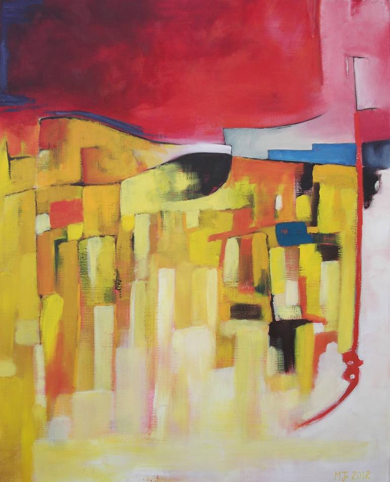 Shattered Defences Painting by Mark Johansen | Saatchi Art
