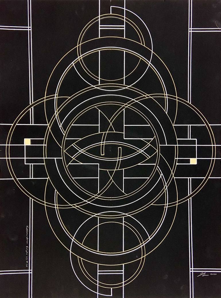 Ecliptic Line Study #10 Drawing by Kathleen Werner | Saatchi Art