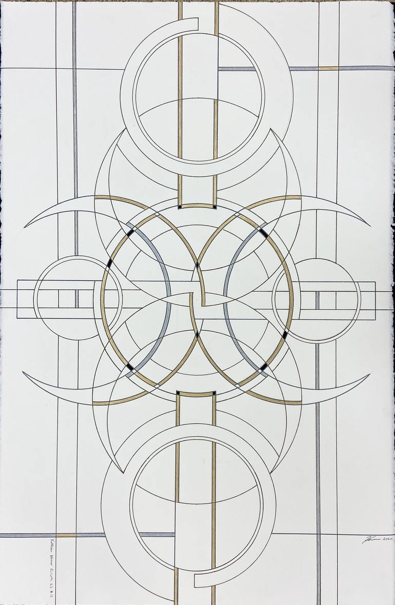Ecliptic Line Study #11 Drawing by Kathleen Werner | Saatchi Art
