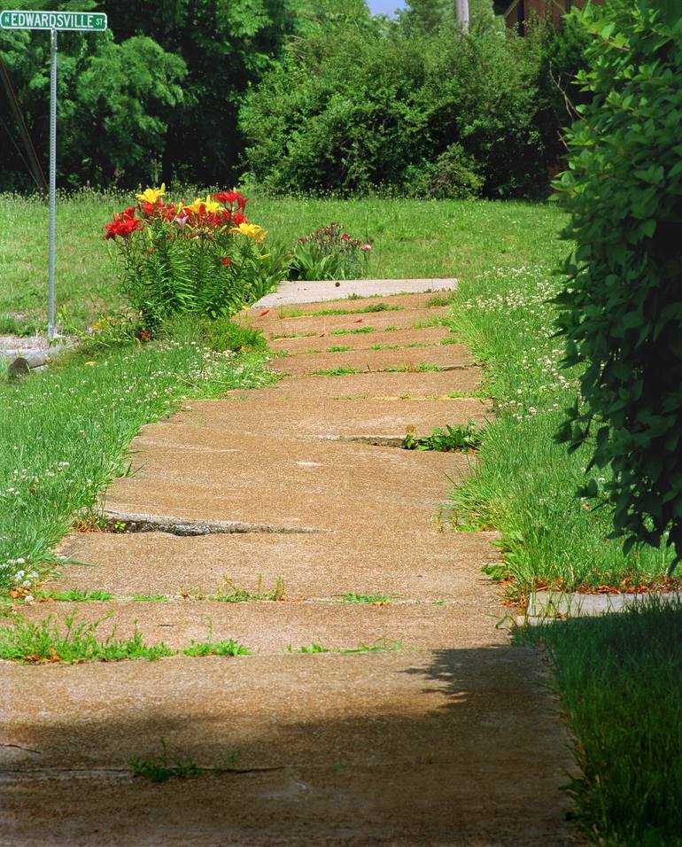 Staunton IL red sidewalk, Route 66 2000. Limited Edition #4 of 99 ...