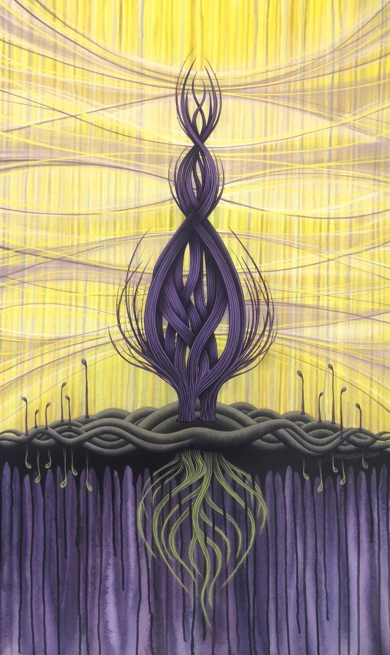 Árbol De N III Painting by Astrid Ratner | Saatchi Art