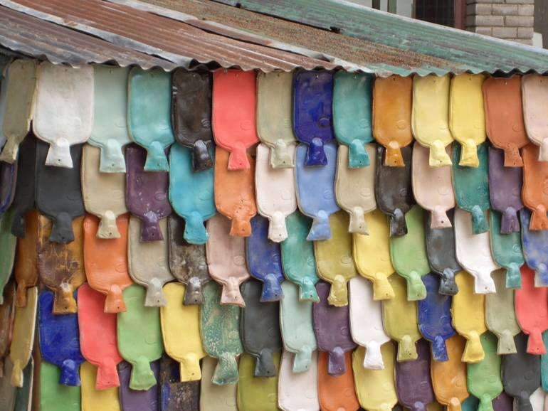 House of Comfort being built 9 Sculpture by Mel Lloyd | Saatchi Art