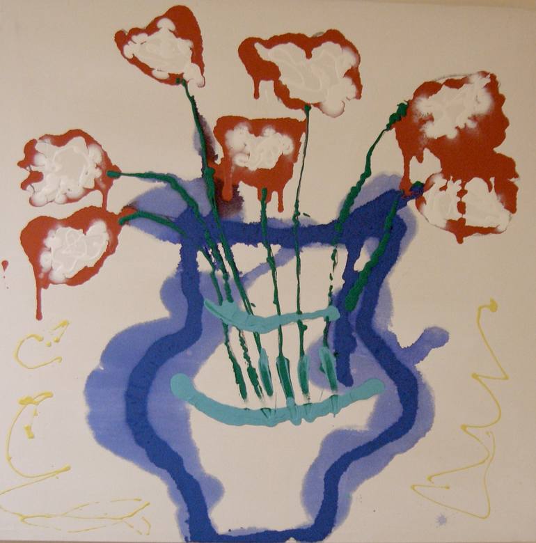 Big Vase Painting by Mel Lloyd | Saatchi Art