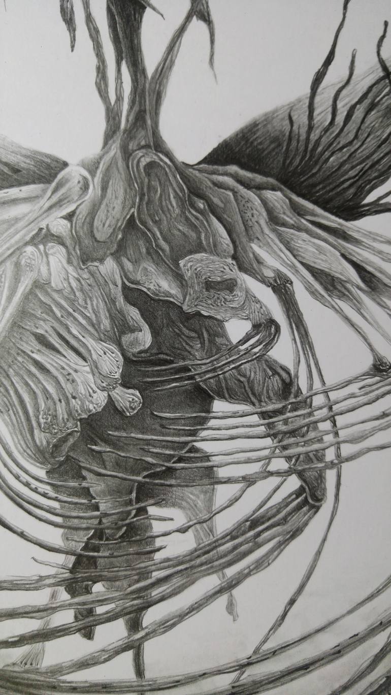 Third Aeon: Nurag Drawing by Vincenzo Guarino | Saatchi Art
