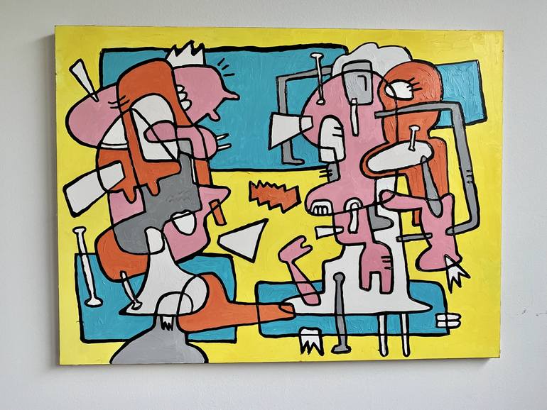 The Discourse Painting by Kyle Giacomo | Saatchi Art