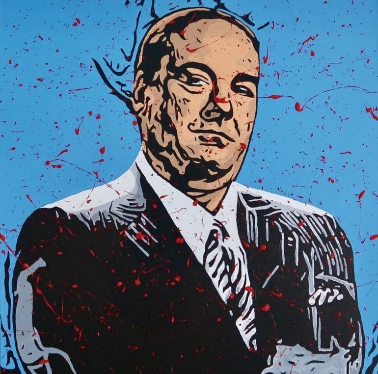 Tony Soprano Painting by Dave Black | Saatchi Art