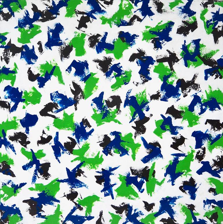 Spacial Action #2 Painting by Kirby Clements | Saatchi Art