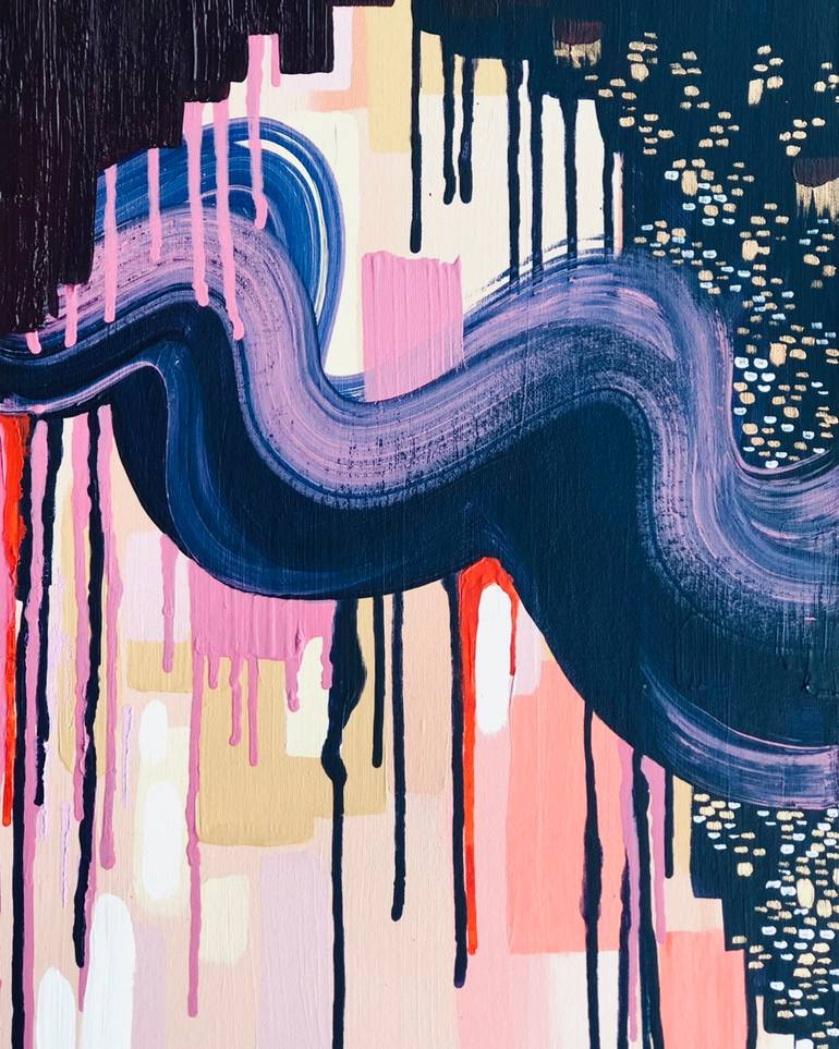 TRUST - “Intuition “ series Painting by Ella Yates | Saatchi Art