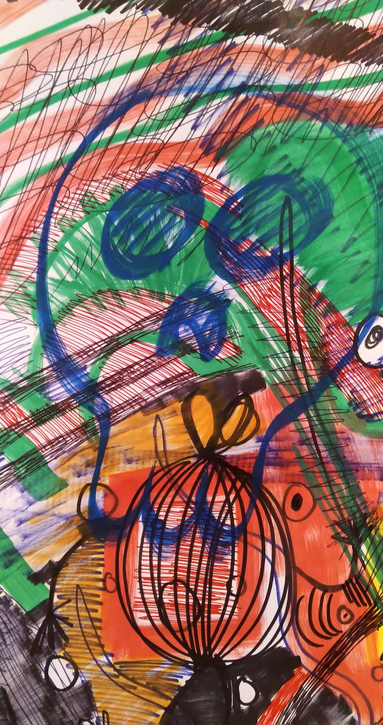 Fievel y el Nuevo Mundo Drawing by Juan Gonzalez Iglesias | Saatchi Art