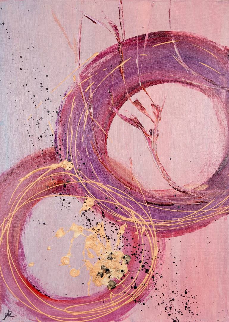 Unity of the two spheres Painting by Mary Romanova | Saatchi Art