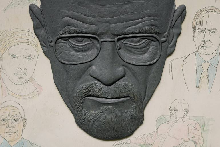 Dr Haisenberg Paint Sculpture by Alexandr and Serge Reznikov | Saatchi Art