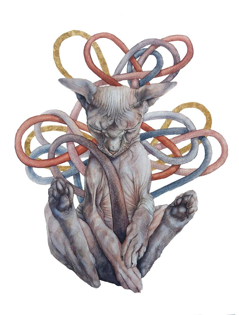 The Fourth Phase Painting by Inga SiDe | Saatchi Art