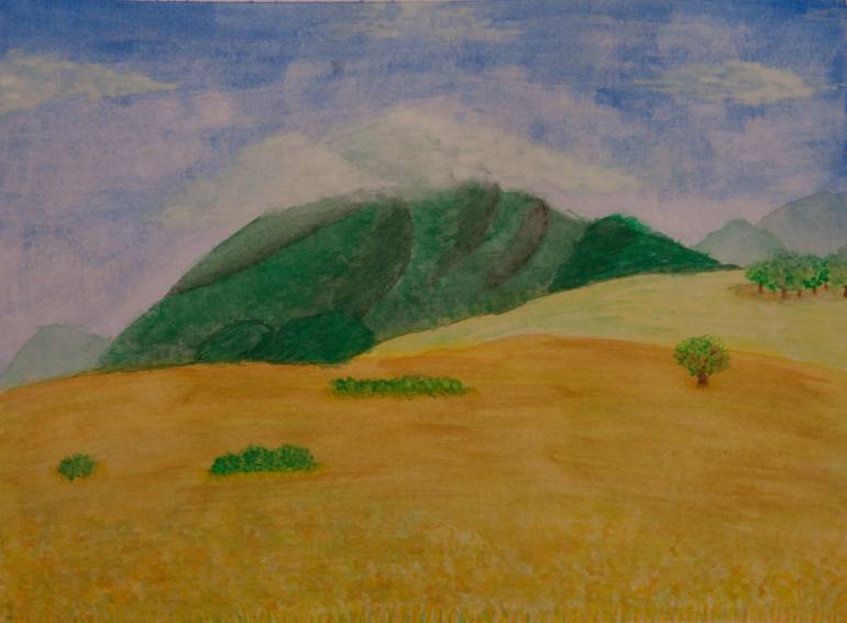 Summer Landscape Painting by Bogdan Necula | Saatchi Art