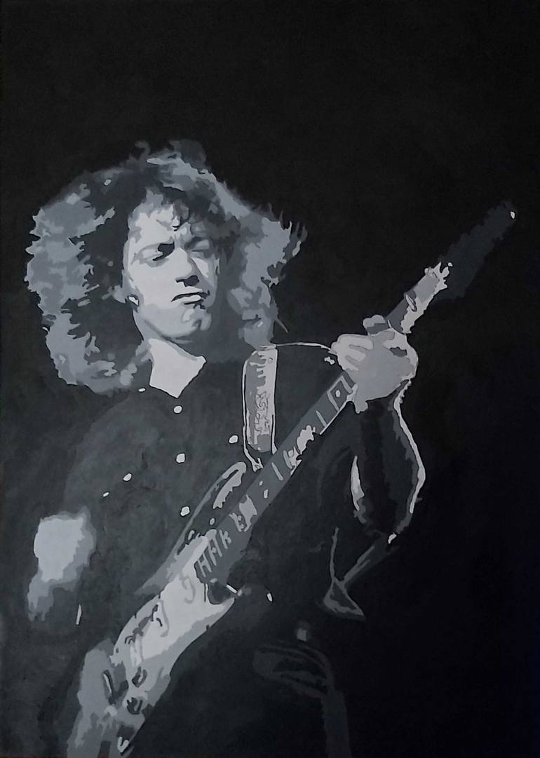 Rory Gallagher Painting by Paul Devlin | Saatchi Art