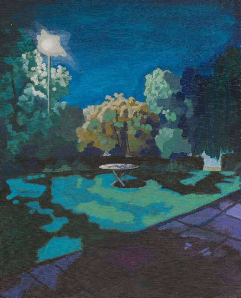 Nightgarden Painting by Henry Finney | Saatchi Art