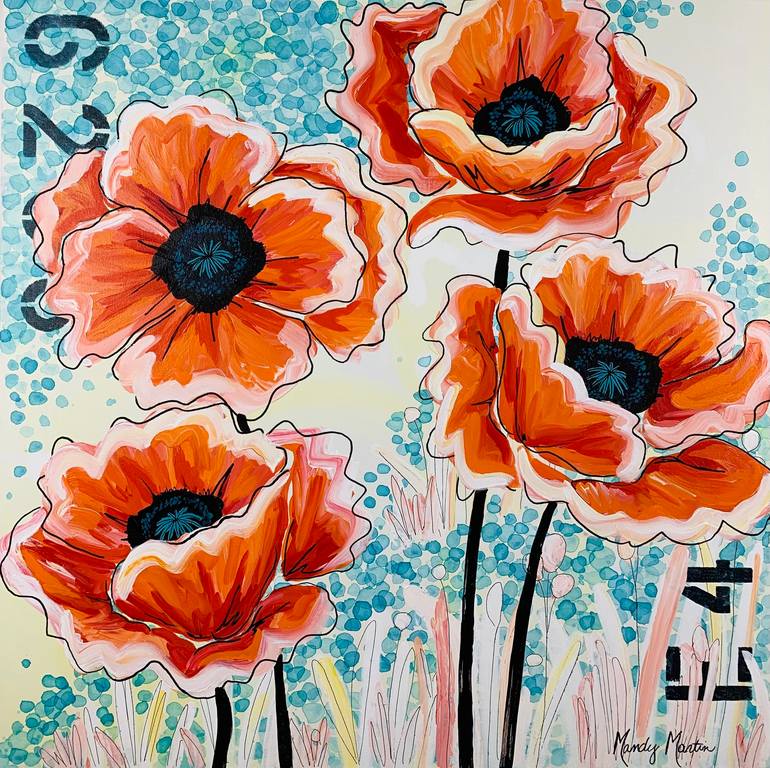 All Together Now Painting by Mandy Martin | Saatchi Art