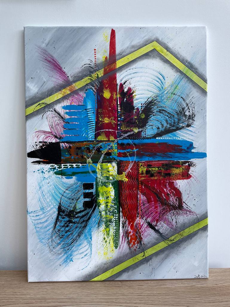 Cyclone Explosion Painting by JaMi Art's | Saatchi Art