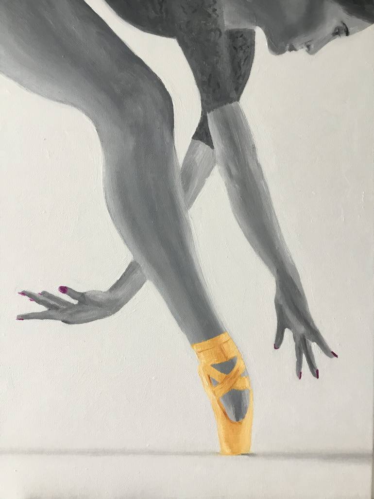 The yellow shoe Painting by Martyn Fletcher | Saatchi Art