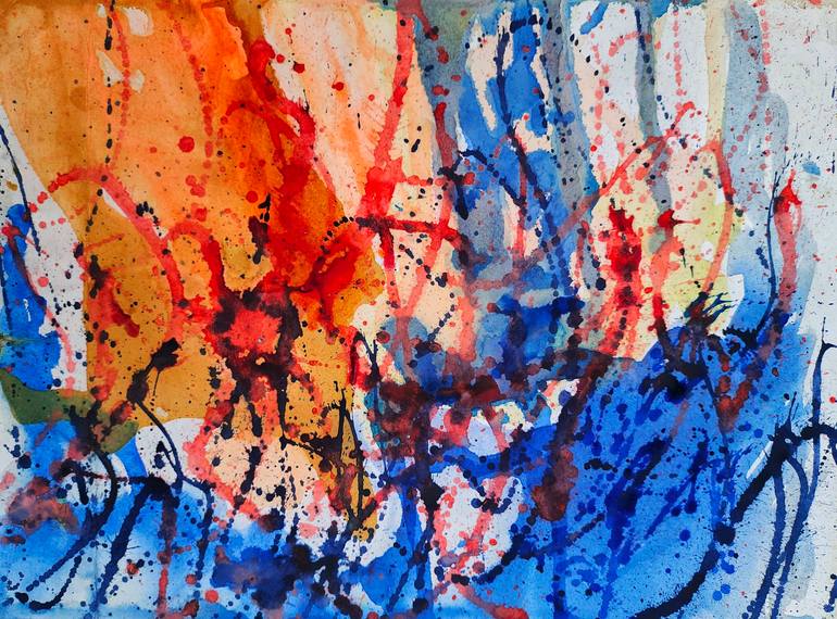 Chorus in Color Painting by Dadasaheb Yadav | Saatchi Art