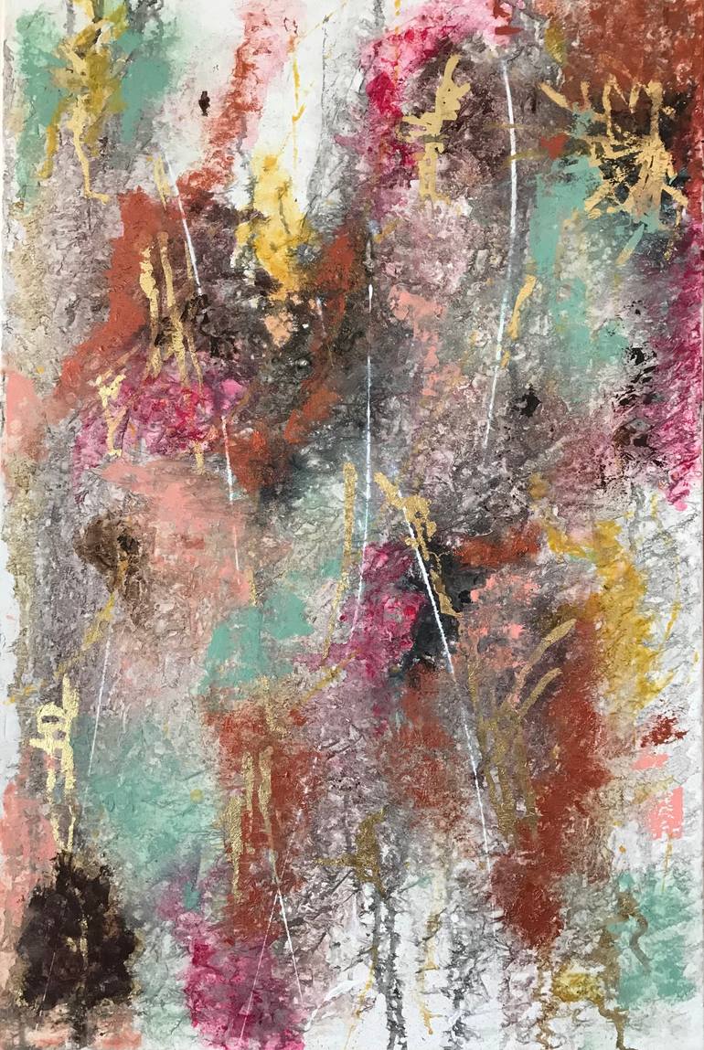 Feel the Thunder Painting by Nadia Voro | Saatchi Art