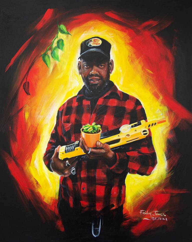 The Guardian Painting by Friday Jones | Saatchi Art