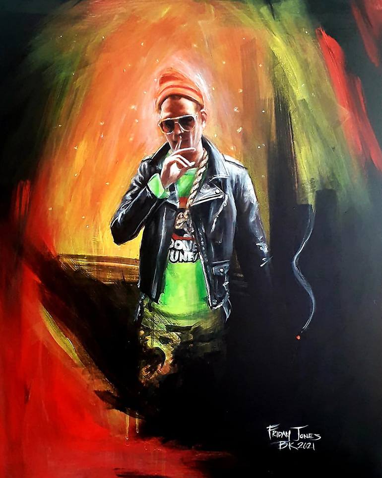 Lit Painting by Friday Jones | Saatchi Art