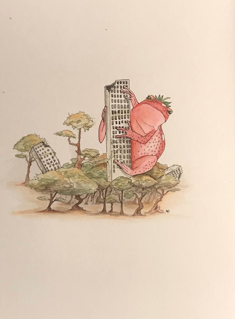 The Future Painting by Ariya Ghoshal | Saatchi Art