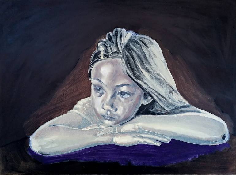 Daydreamer Taiyah Painting by John Williams | Saatchi Art