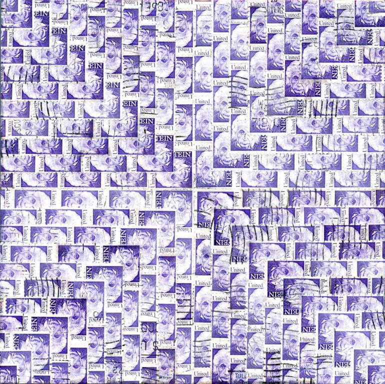 Einstein 2 Collage by Jordan Scott | Saatchi Art