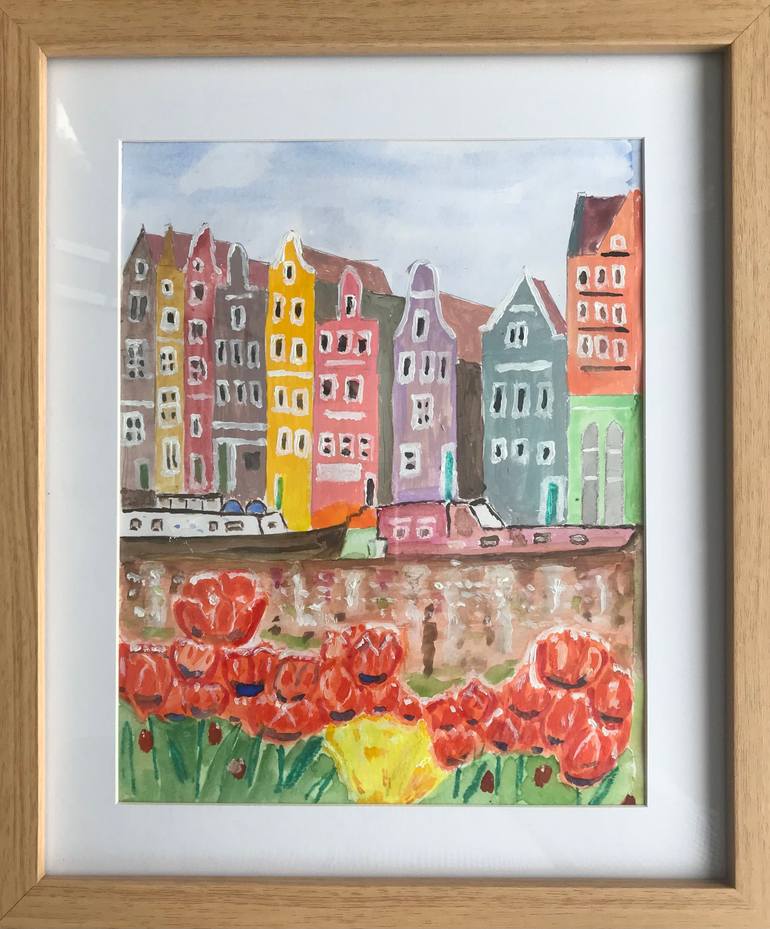 Tulips from Amsterdam Painting by Jan Hendriks | Saatchi Art